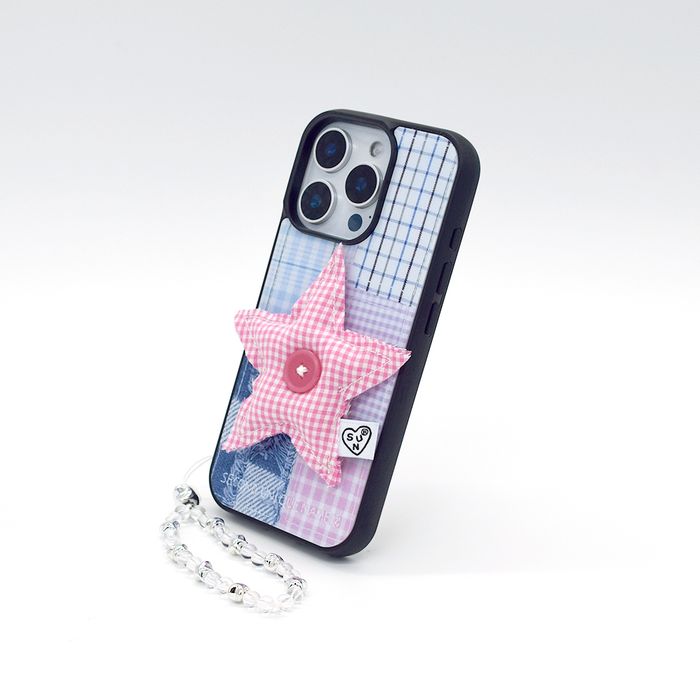 SUN CASE STAR PATCH PINK - 감도 깊은 취향 셀렉트샵 29CM
