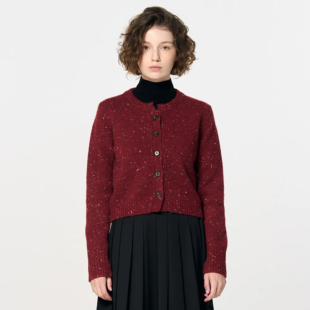 WOMAN 울 더스트 크루넥 가디건 [RED] / WBD4L04562 - 감도 깊은 취향 셀렉트샵 29CM