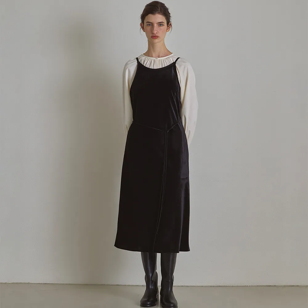 bella velvet rap dress_black - 감도 깊은 취향 셀렉트샵 29CM