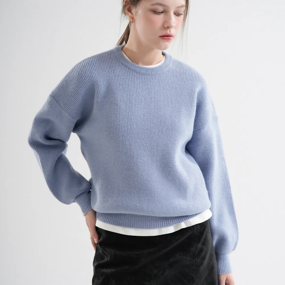 Viscose Balloon Round Knit (Sora) - 감도 깊은 취향 셀렉트샵 29CM