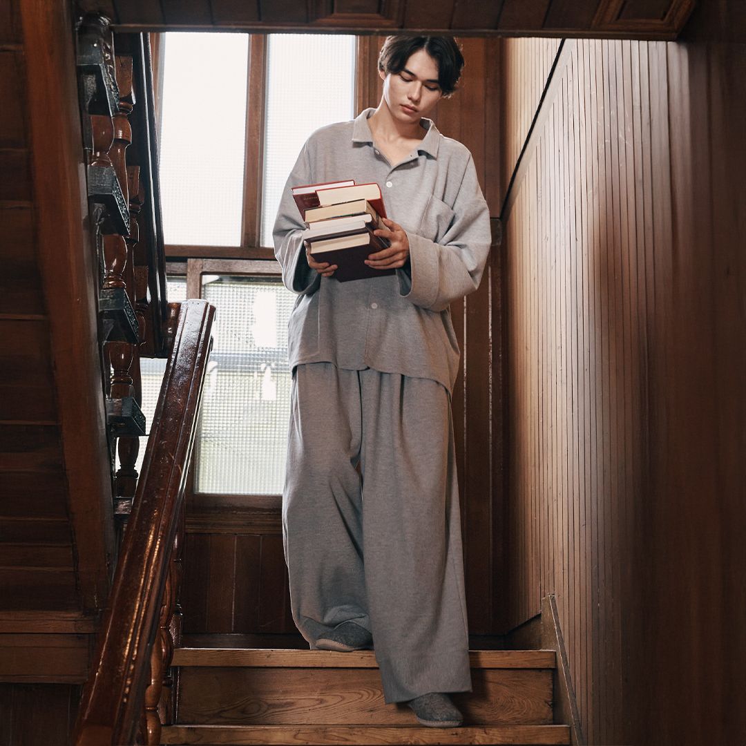 [29CM 단독] (uni)도미토리 와플 파자마 멜란지그레이 - 감도 깊은 취향 셀렉트샵 29CM