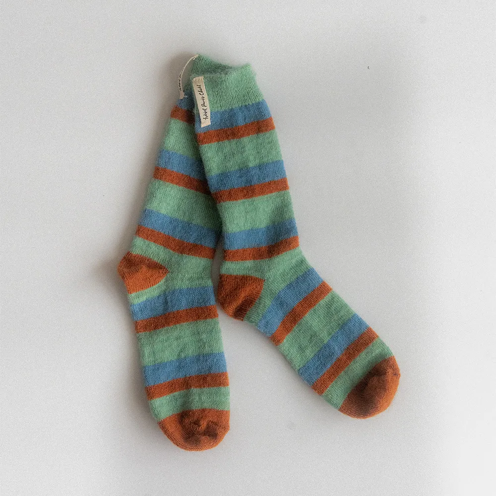 Retro Striped Socks (Autumn Tints) - 감도 깊은 취향 셀렉트샵 29CM