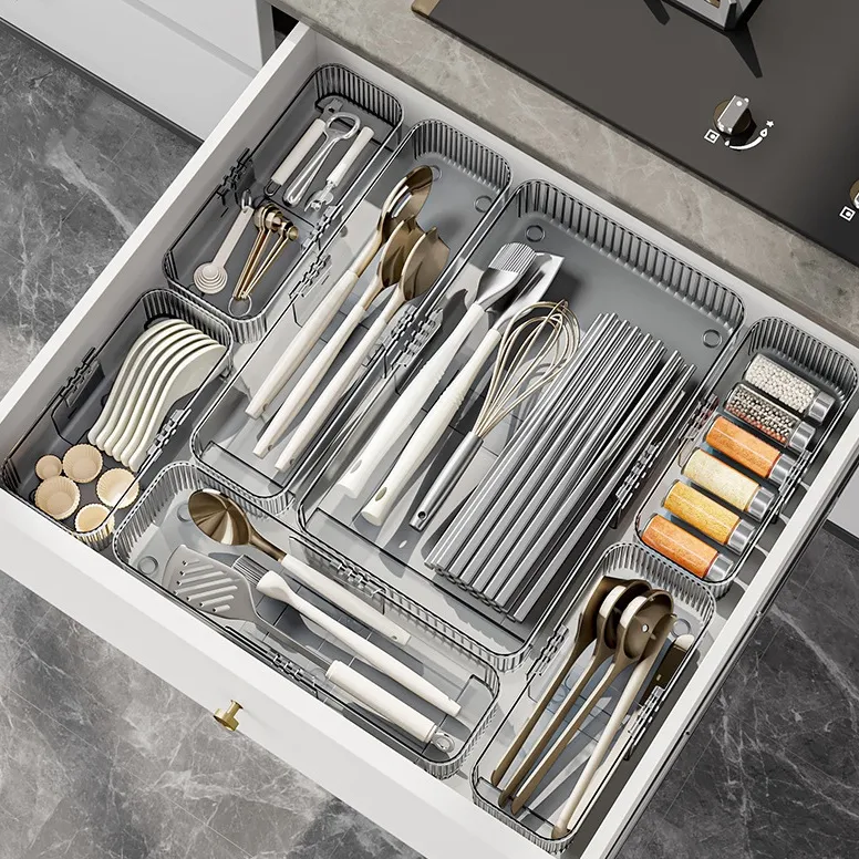 1+1 사이즈 조절형 주방 수저 서랍 정리함 3type - 감도 깊은 취향 셀렉트샵 29CM