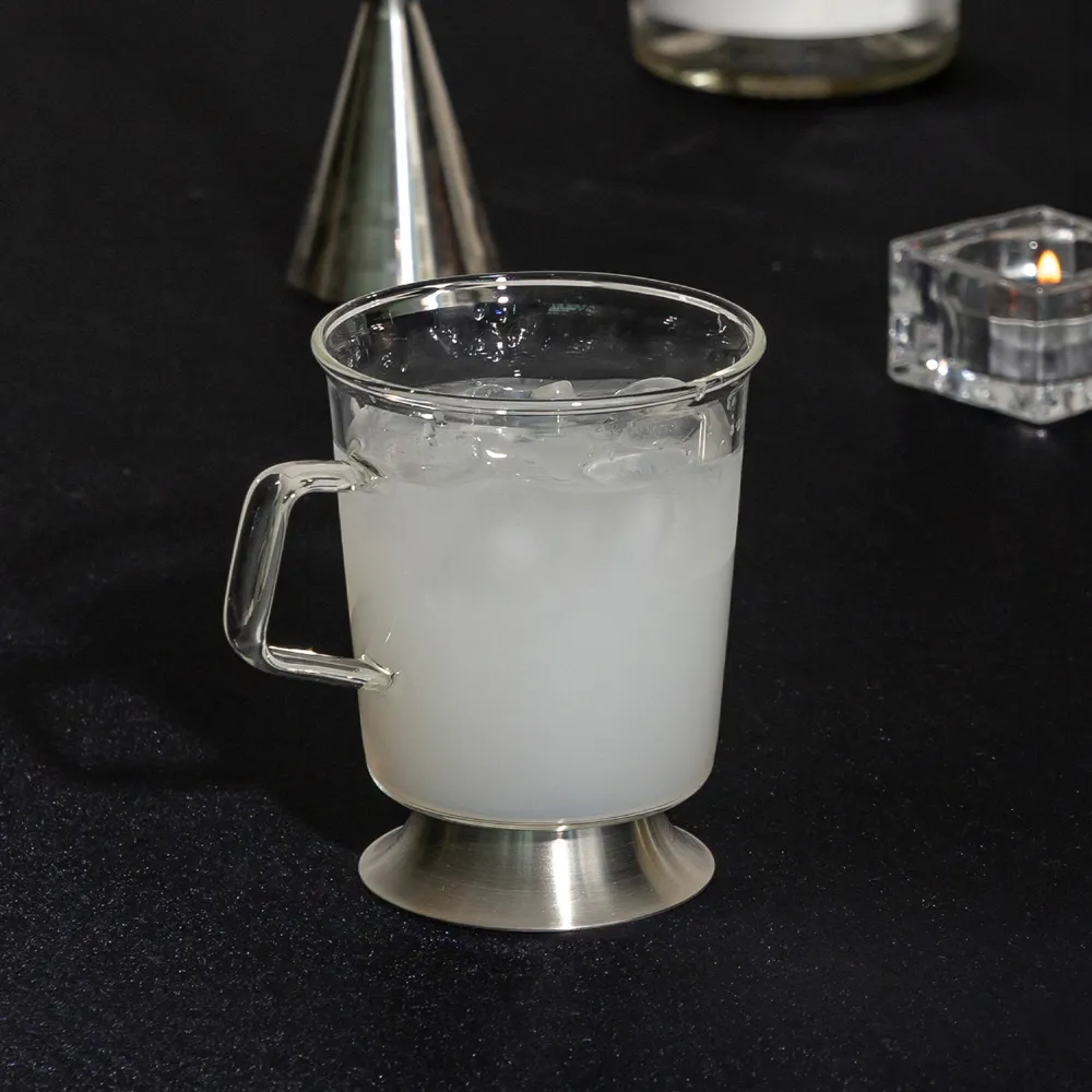 실버 핸들 내열유리 글라스 유리컵300ML - 감도 깊은 취향 셀렉트샵 29CM