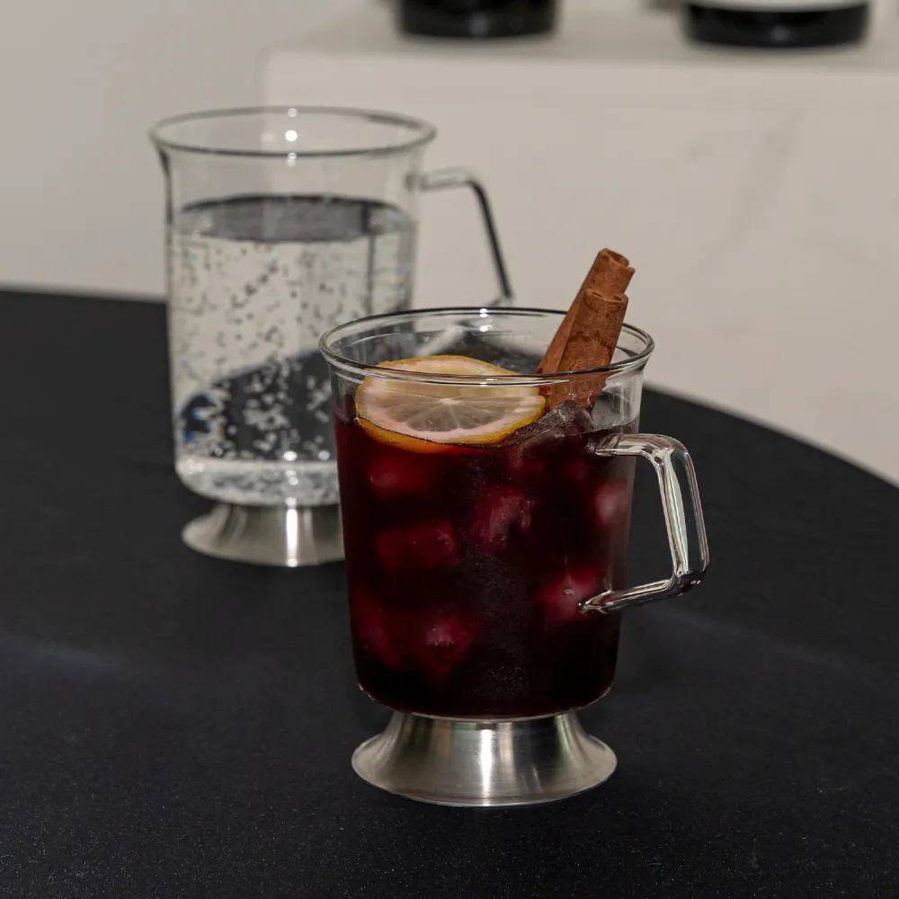 실버 핸들 내열 글라스 4SET (300ml 2P+400ml 2P) - 감도 깊은 취향 셀렉트샵 29CM