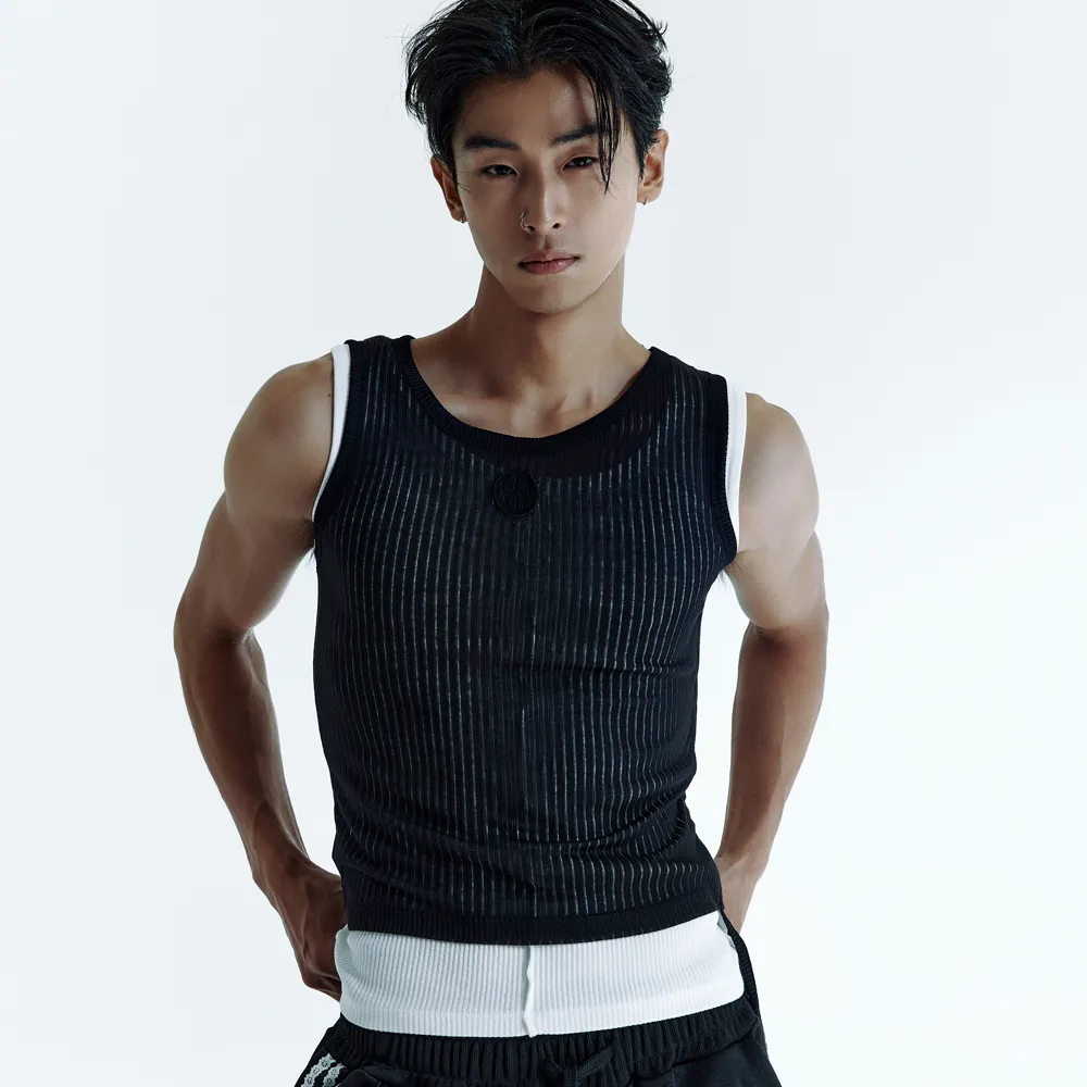 Flutter String Layered Sleeveless_[Black] - 감도 깊은 취향 셀렉트샵 29CM