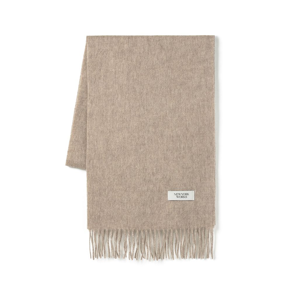 [GIFTBOX] WOOL100% CLASSIC MUFFLER_BEIGE - 감도 깊은 취향 셀렉트샵 29CM