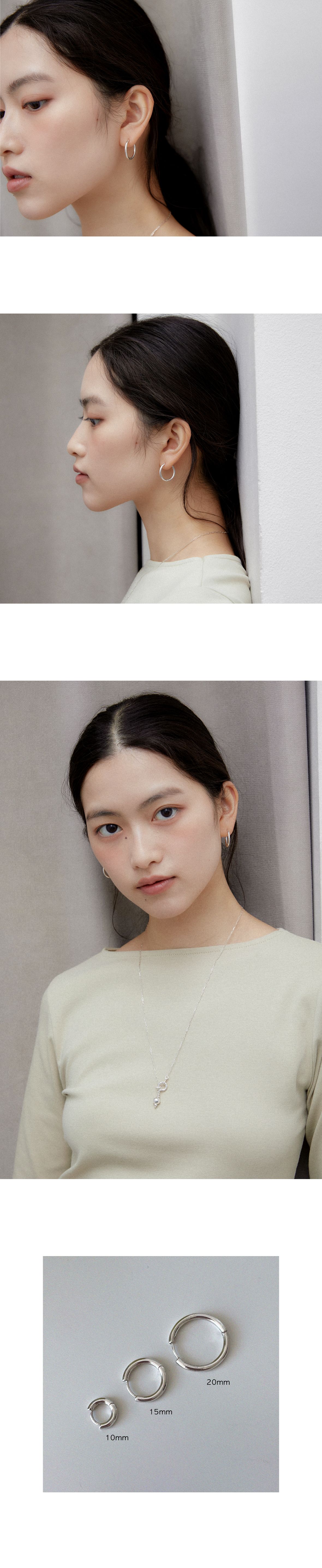 Basic ring earring(3size) - 감도 깊은 취향 셀렉트샵 29CM