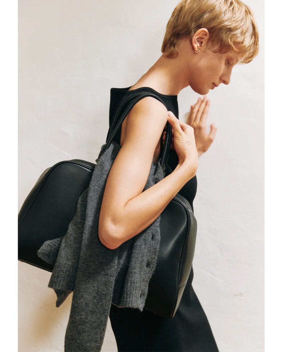 B01-L-2 카우레더 볼링백 라지_레더 브라운 - 감도 깊은 취향 셀렉트샵 29CM