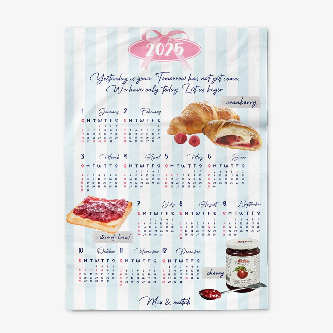 2025 패브릭 옥스포드 달력 50X70 4종 - 감도 깊은 취향 셀렉트샵 29CM