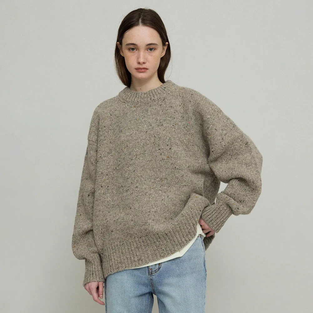 Murray wool boxy knit_taupe melange - 감도 깊은 취향 셀렉트샵 29CM