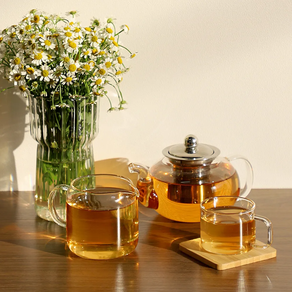 슬리드 내열유리 티포트 2인 6p 세트 2size 택1 - 감도 깊은 취향 셀렉트샵 29CM