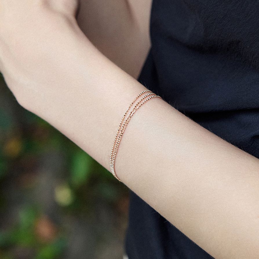 14k 18k 튜드 볼 레이어드 팔찌 - 감도 깊은 취향 셀렉트샵 29CM