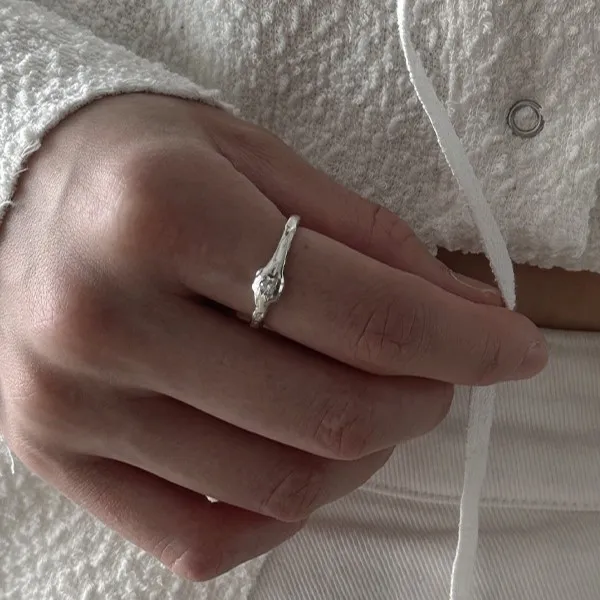 해류 TEXTURE RING 008 (CZ) - 감도 깊은 취향 셀렉트샵 29CM