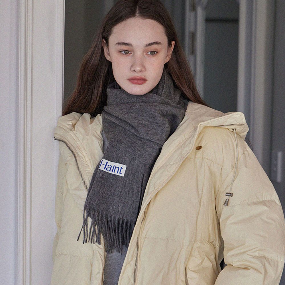 WINTER PREMIUM WOOL MUFFLER_10COLORS_DARK GRAY - 감도 깊은 취향 셀렉트샵 29CM