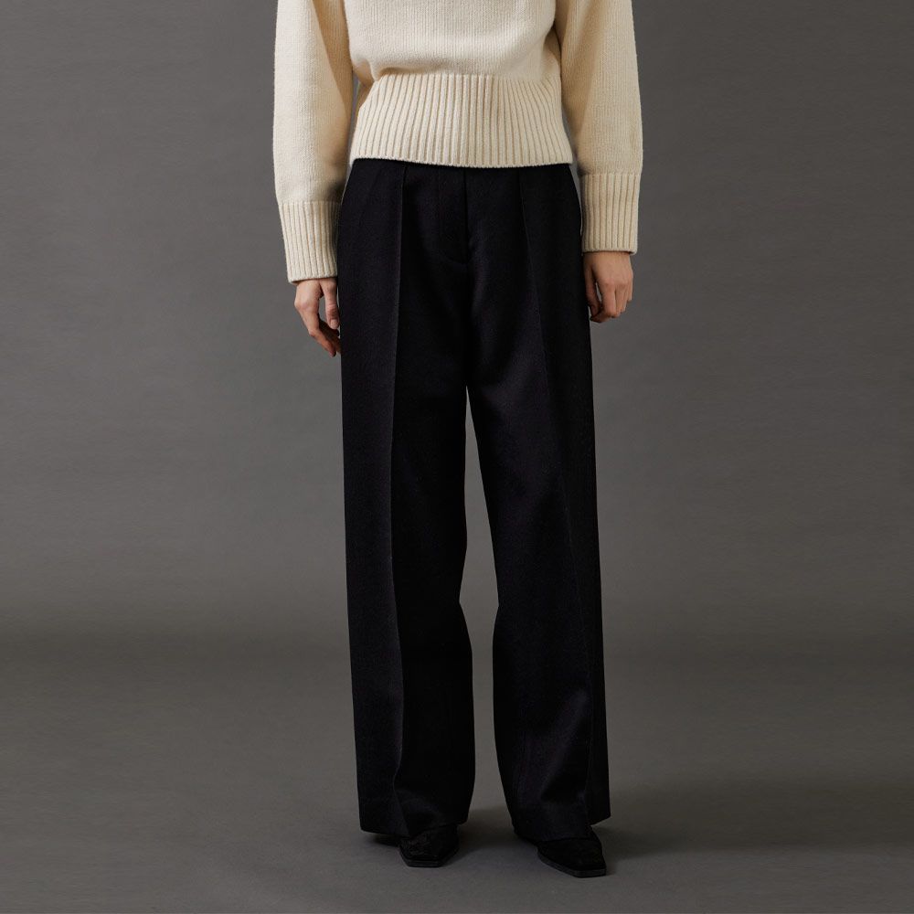 Colin Pintuck Slacks (Black) - 감도 깊은 취향 셀렉트샵 29CM