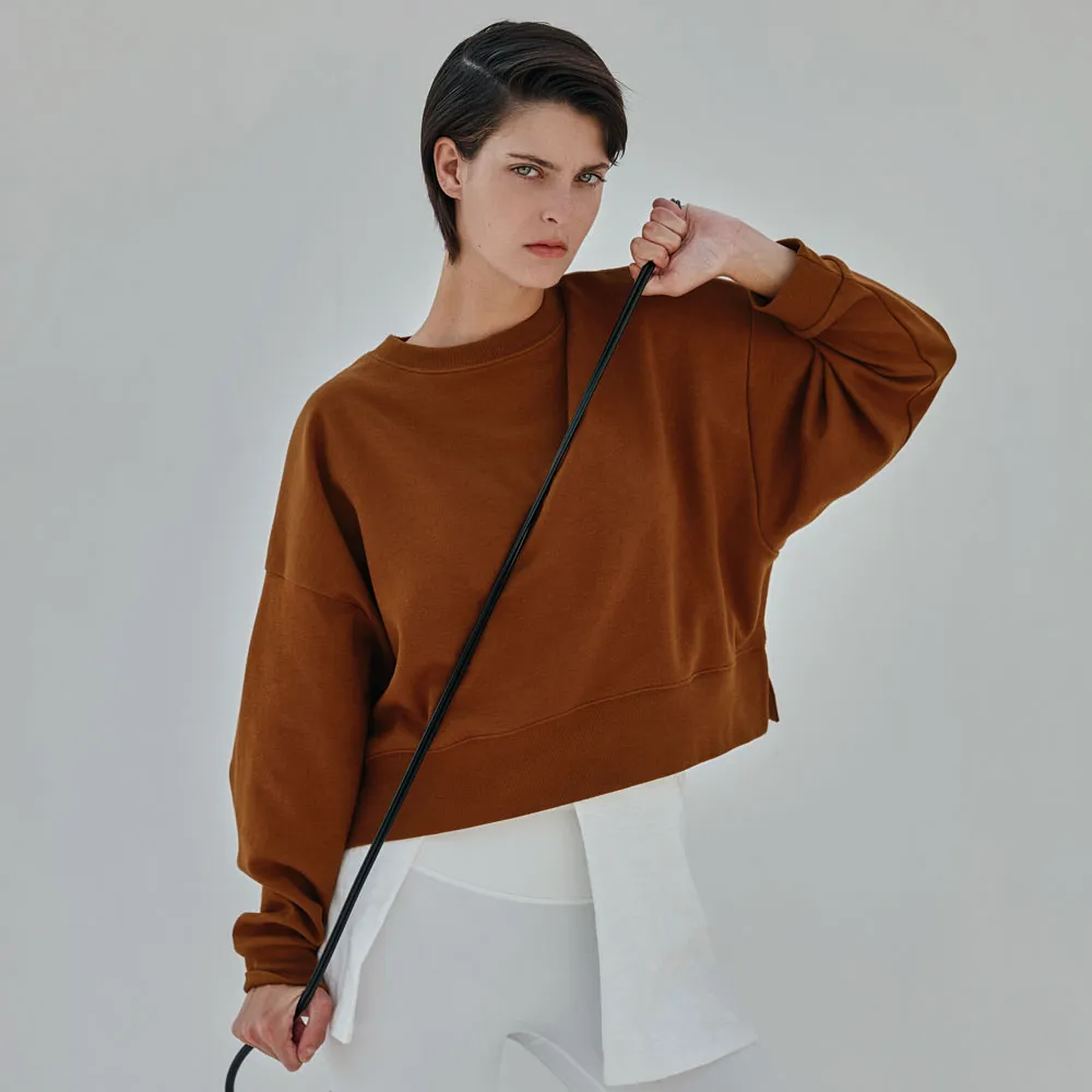 바미 오버 맨투맨 DEVI-T0119-브라운 - 감도 깊은 취향 셀렉트샵 29CM