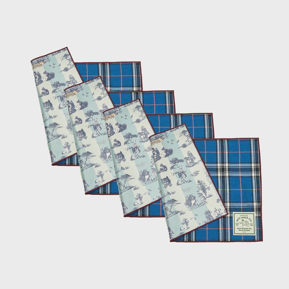 [SET] 앨리스 스트라이프 한면 코팅 식탁 매트 4P 세트 - 감도 깊은 취향 셀렉트샵 29CM