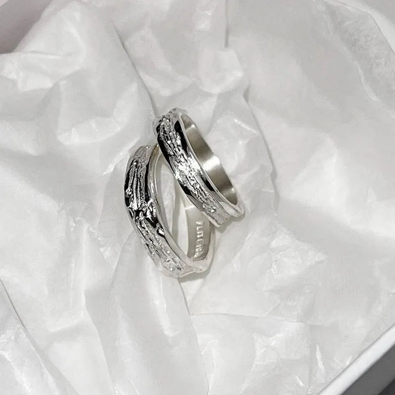 해류 TEXTURE RING 001 (4MM) - 감도 깊은 취향 셀렉트샵 29CM