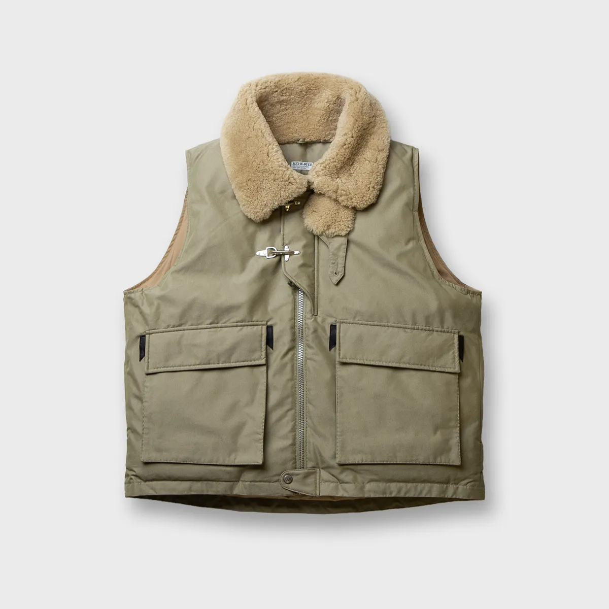 B6 DUCK DOWN MIL VEST olive - 감도 깊은 취향 셀렉트샵 29CM