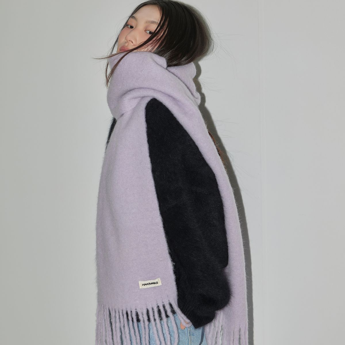 wool basic muffler (PURPLE) - 감도 깊은 취향 셀렉트샵 29CM