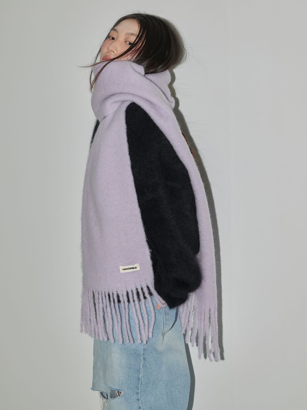 wool basic muffler (PURPLE) - 감도 깊은 취향 셀렉트샵 29CM