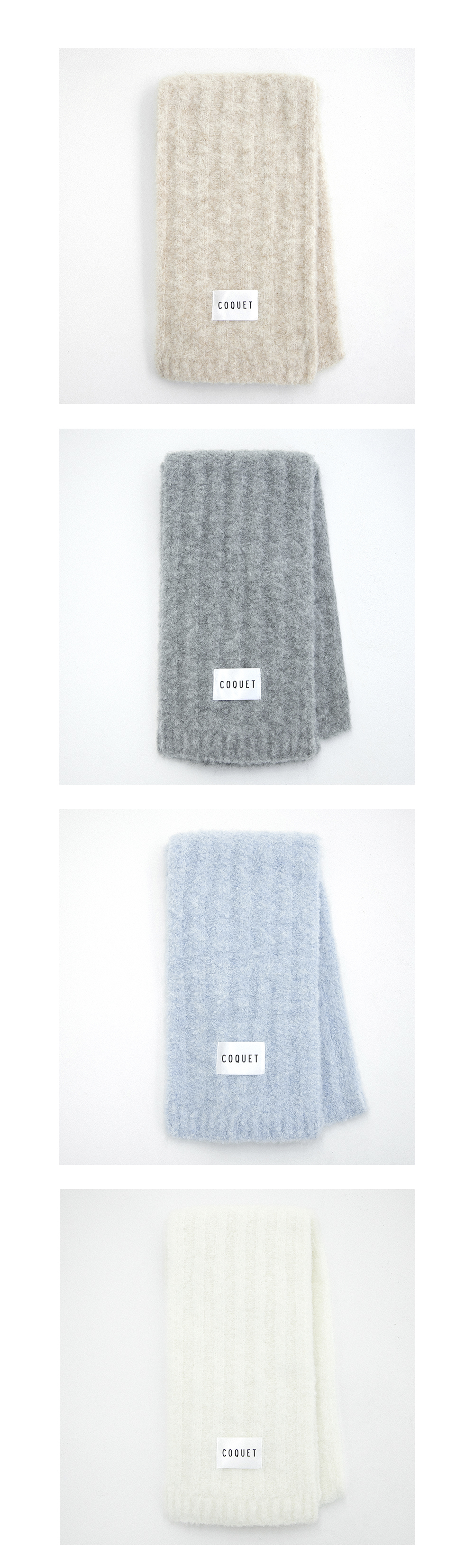 HEAVY BOUCLE LONG MUFFLER BEIGE - 감도 깊은 취향 셀렉트샵 29CM