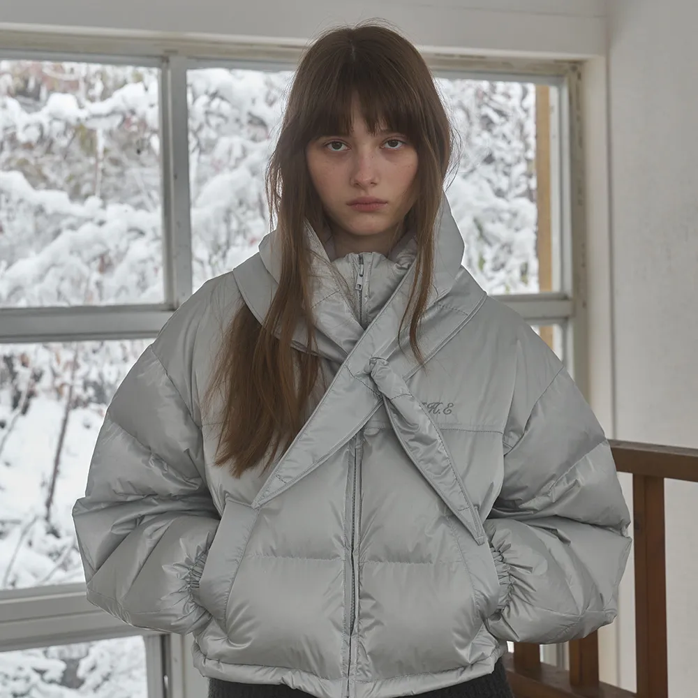 THE Duck Down Crop Padding SET_silver gray - 감도 깊은 취향 셀렉트샵 29CM