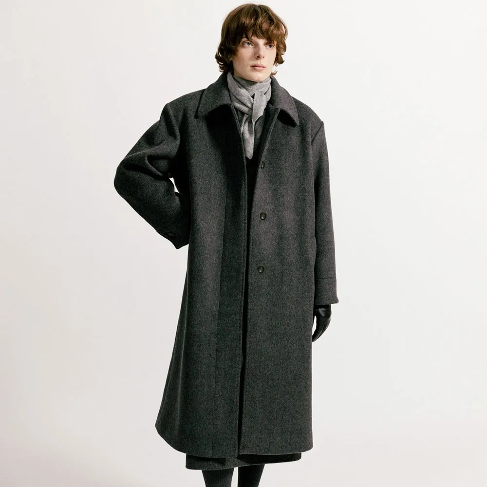 Papa single-breasted coat (Gray) - 감도 깊은 취향 셀렉트샵 29CM