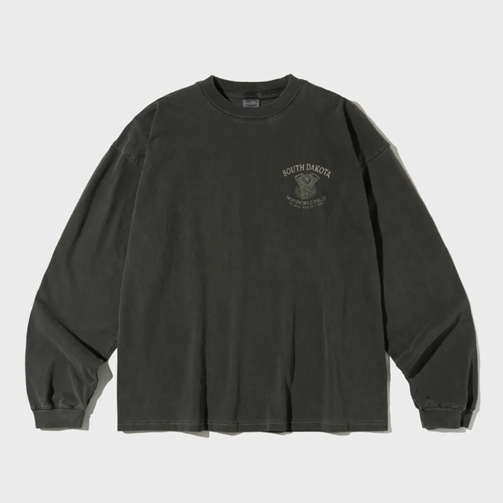 MOT SERIES LONG SLEEVE(SOUTH DAKOTA)_PIGMENT CHARCOAL - 감도 깊은 취향 셀렉트샵 29CM