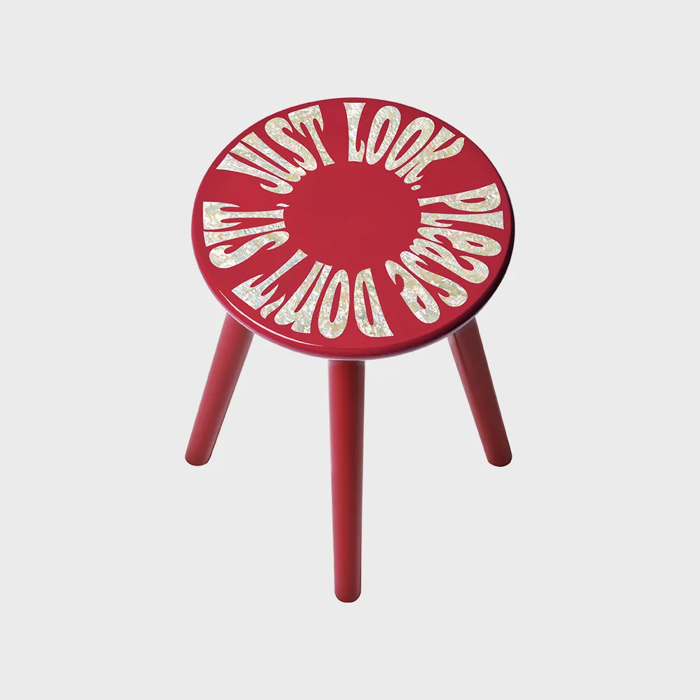 Jagae Stool Pink 자개 스툴 핑크 - 감도 깊은 취향 셀렉트샵 29CM
