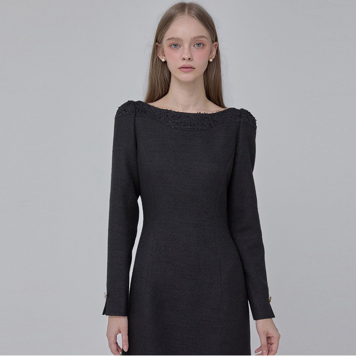 24FW 칼라105 디어 홀리 트위드원피스 블랙 - 감도 깊은 취향 셀렉트샵 29CM