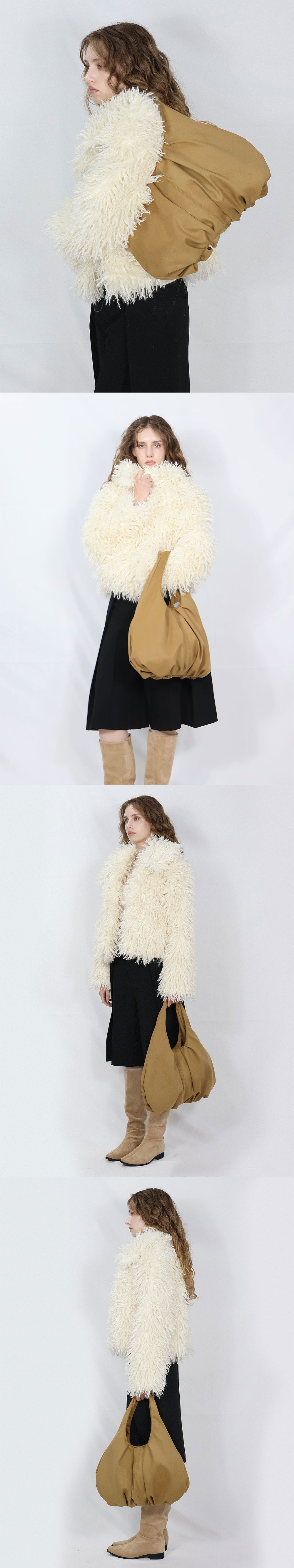 Rustling shoulder bag [Suede camel] - 감도 깊은 취향 셀렉트샵 29CM