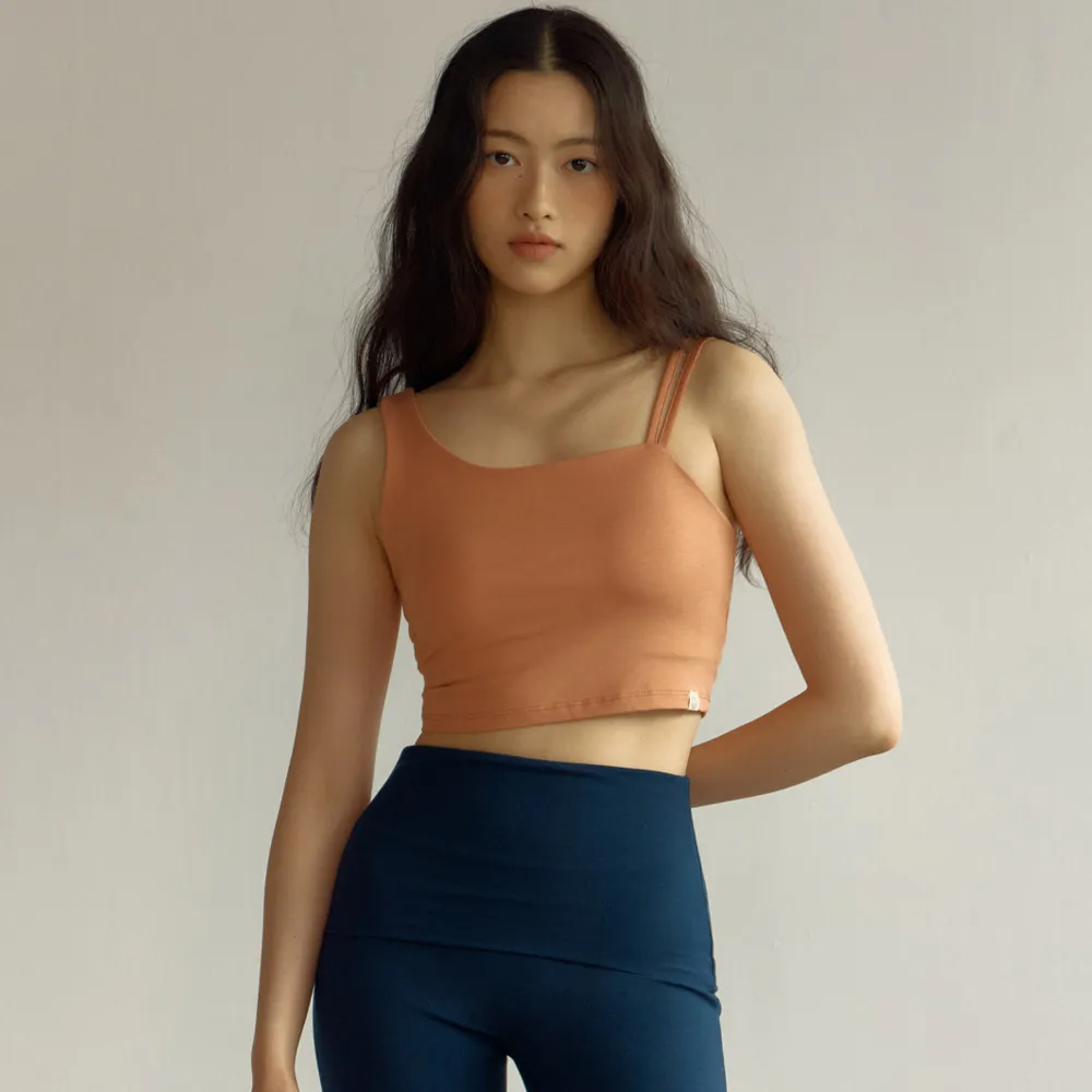 Unbalance Bra Top (Gloomy Orange) - 감도 깊은 취향 셀렉트샵 29CM