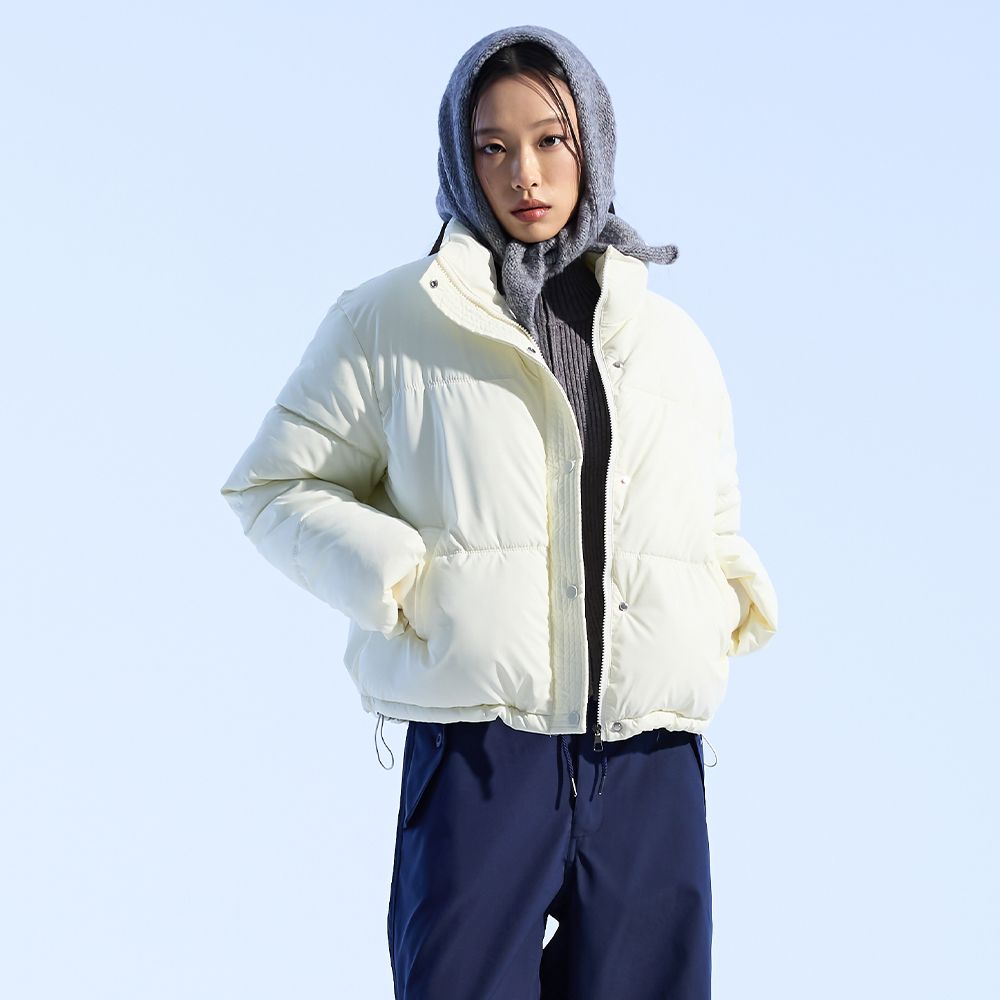 Glossy pu-leather Puffer (IVORY) - 감도 깊은 취향 셀렉트샵 29CM