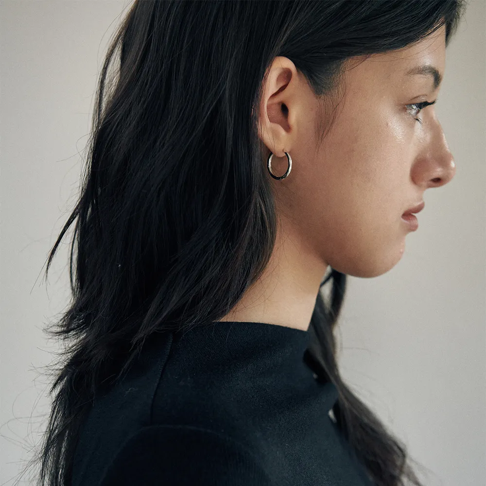 [925 silver] Deux.silver.210 / epais basic earring - 감도 깊은 취향 셀렉트샵 29CM