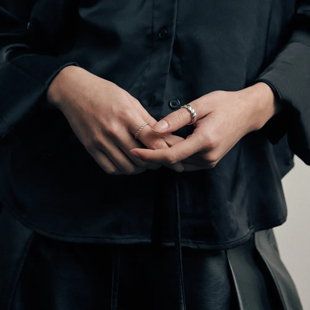 [925 silver] Cinq.silver.217 / grand bout ring - 감도 깊은 취향 셀렉트샵 29CM