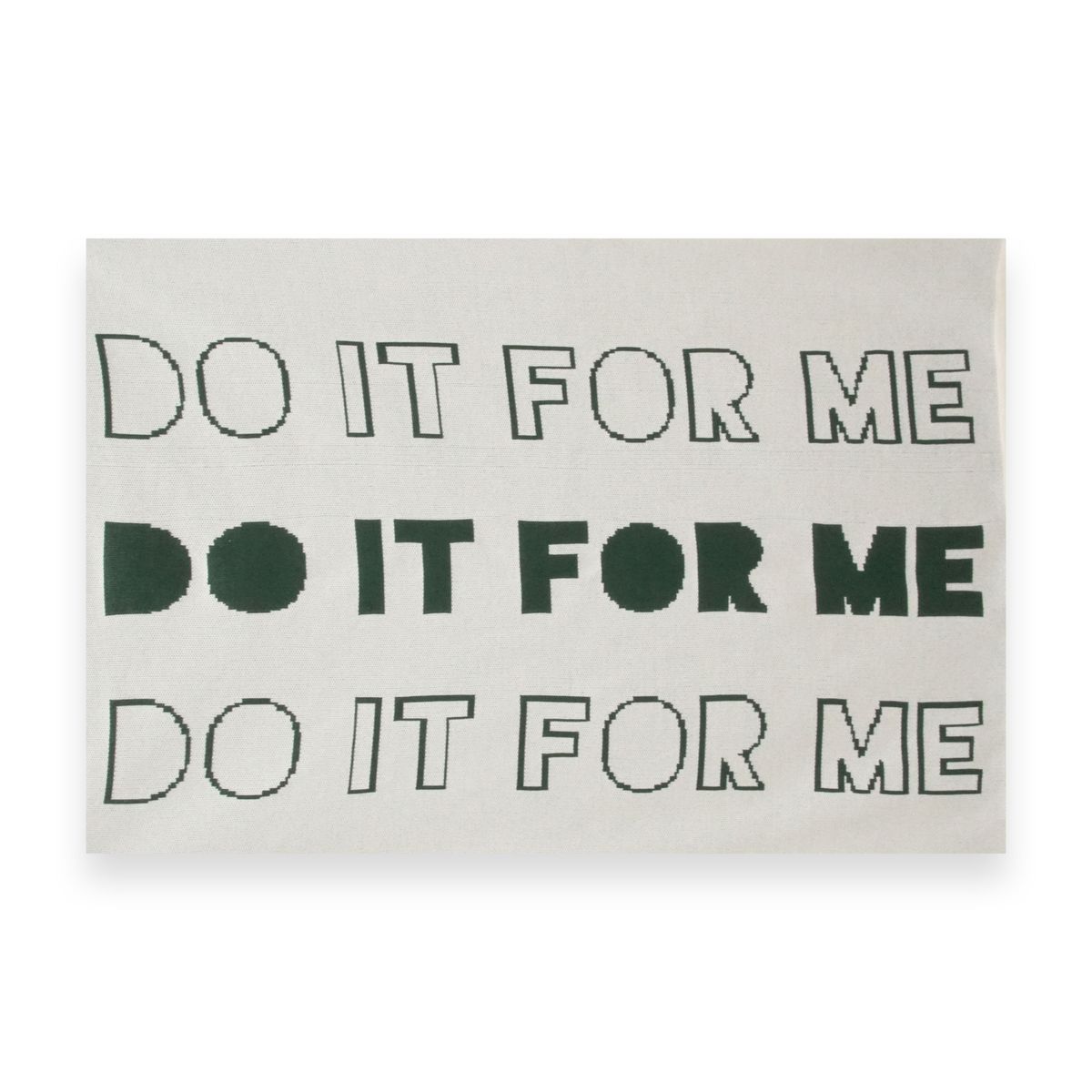 두잇포미 레터링 니트 블랭킷 L 2color - 감도 깊은 취향 셀렉트샵 29CM