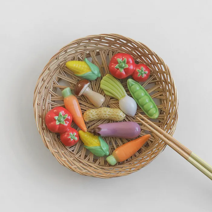 [소로이샵] 텃밭 야채 젓가락 받침대 8type - 감도 깊은 취향 셀렉트샵 29CM