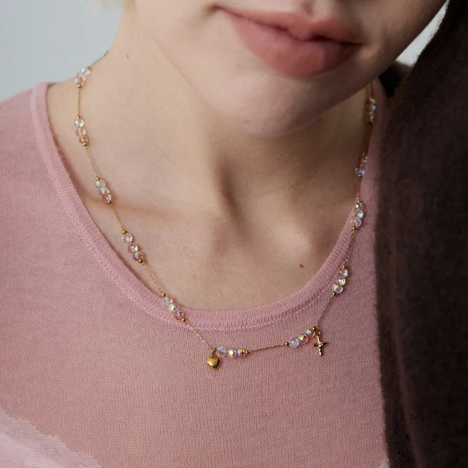 Sunset crystal with gold chain necklace - 감도 깊은 취향 셀렉트샵 29CM