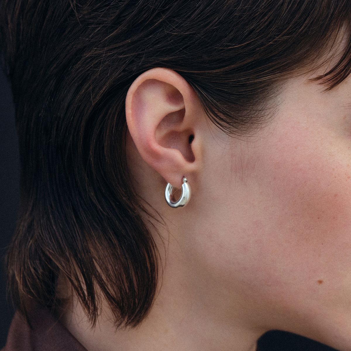 Easy Bold Earring (silver925)(2color) - 감도 깊은 취향 셀렉트샵 29CM