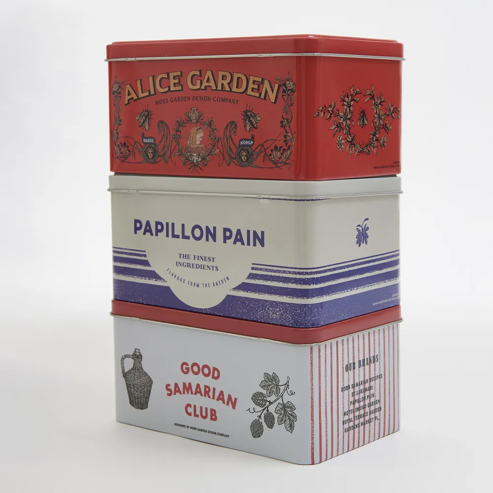 [SET] 사각 틴 케이스 2P 세트_3option - 감도 깊은 취향 셀렉트샵 29CM