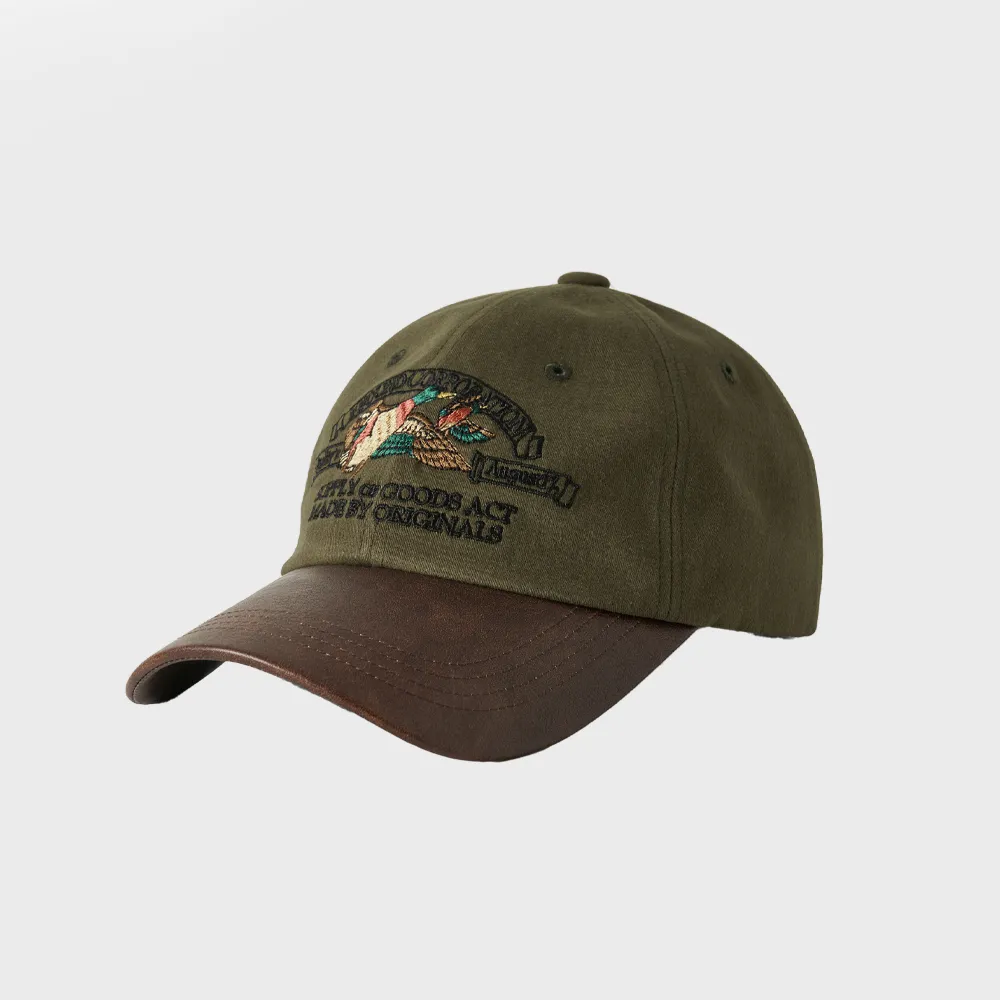 FFOUND MALLARD DUCK LEATHER BALL CAP - KHAKI - 감도 깊은 취향 셀렉트샵 29CM
