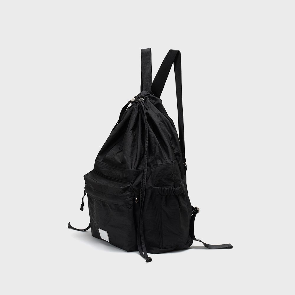 [리퍼브] DRAWSTRING BACKPACK - BLACK - 감도 깊은 취향 셀렉트샵 29CM