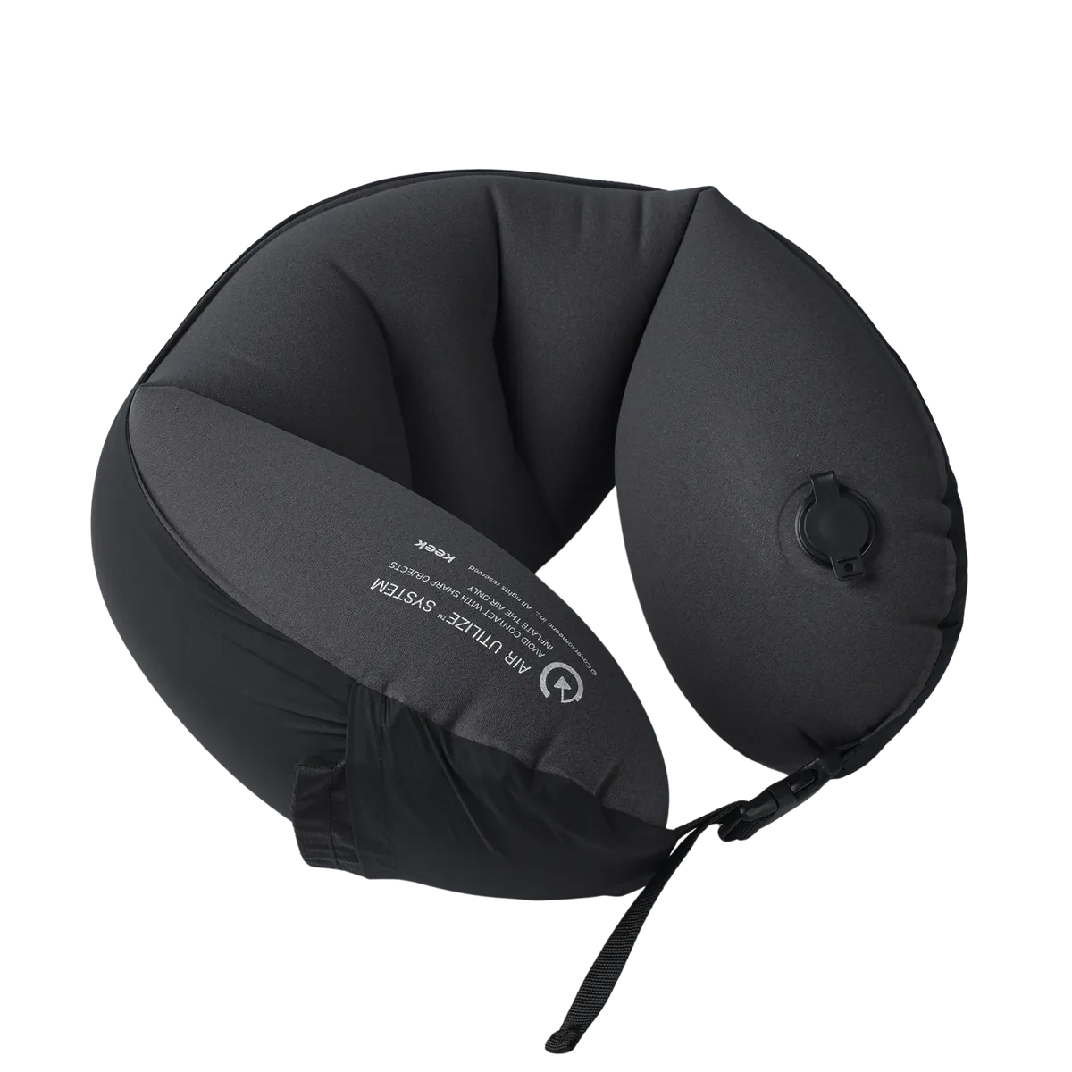 [여행용 에어 목베개] keek Air Neck Cushion (Pillow_O V2)- Charcoal - 감도 깊은 취향 셀렉트샵 29CM