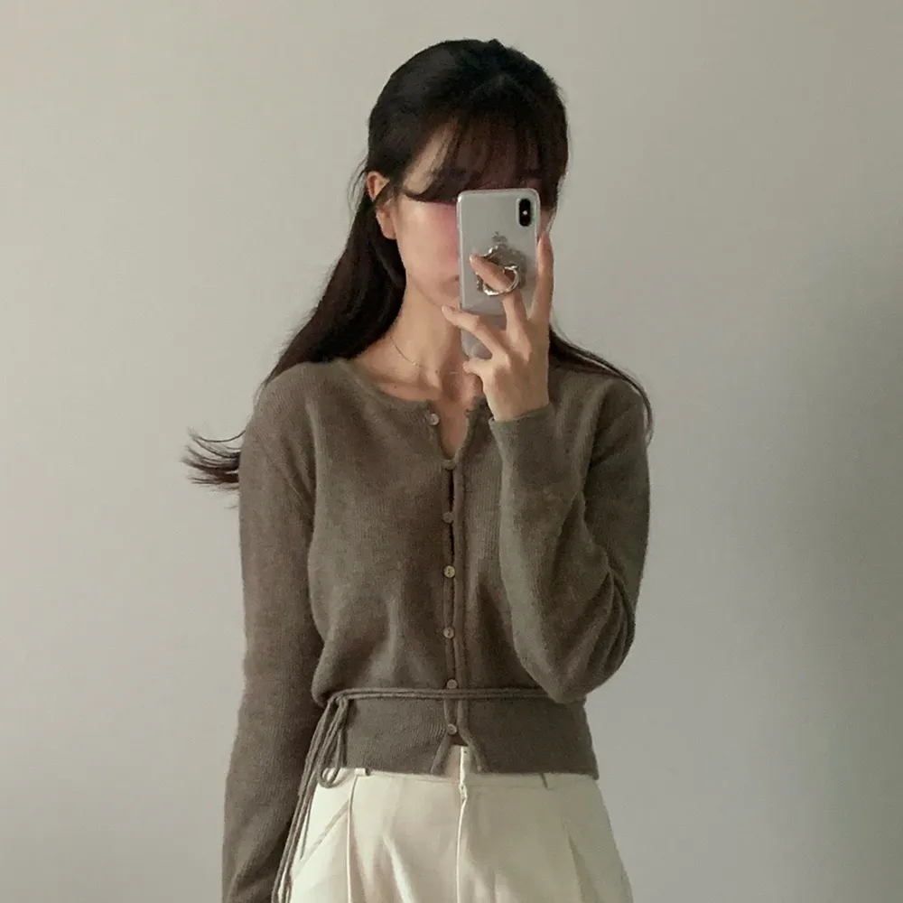 Wool Cashmink Pearl Cardigan (Brown) - 감도 깊은 취향 셀렉트샵 29CM