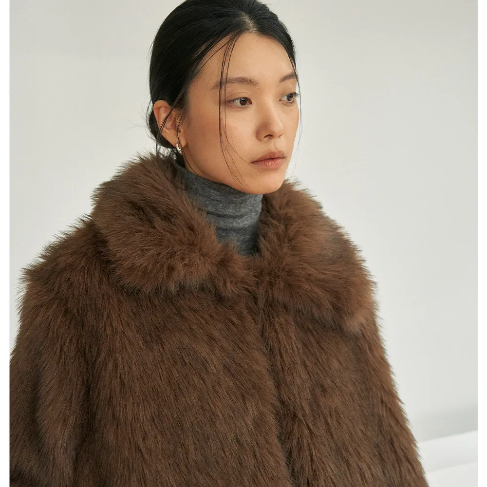 Eco Soft Fur Jacket_Deep Brown (Short) - 감도 깊은 취향 셀렉트샵 29CM