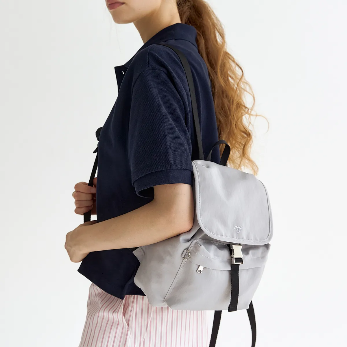Mini Flap Backpack (LightGray) - 감도 깊은 취향 셀렉트샵 29CM