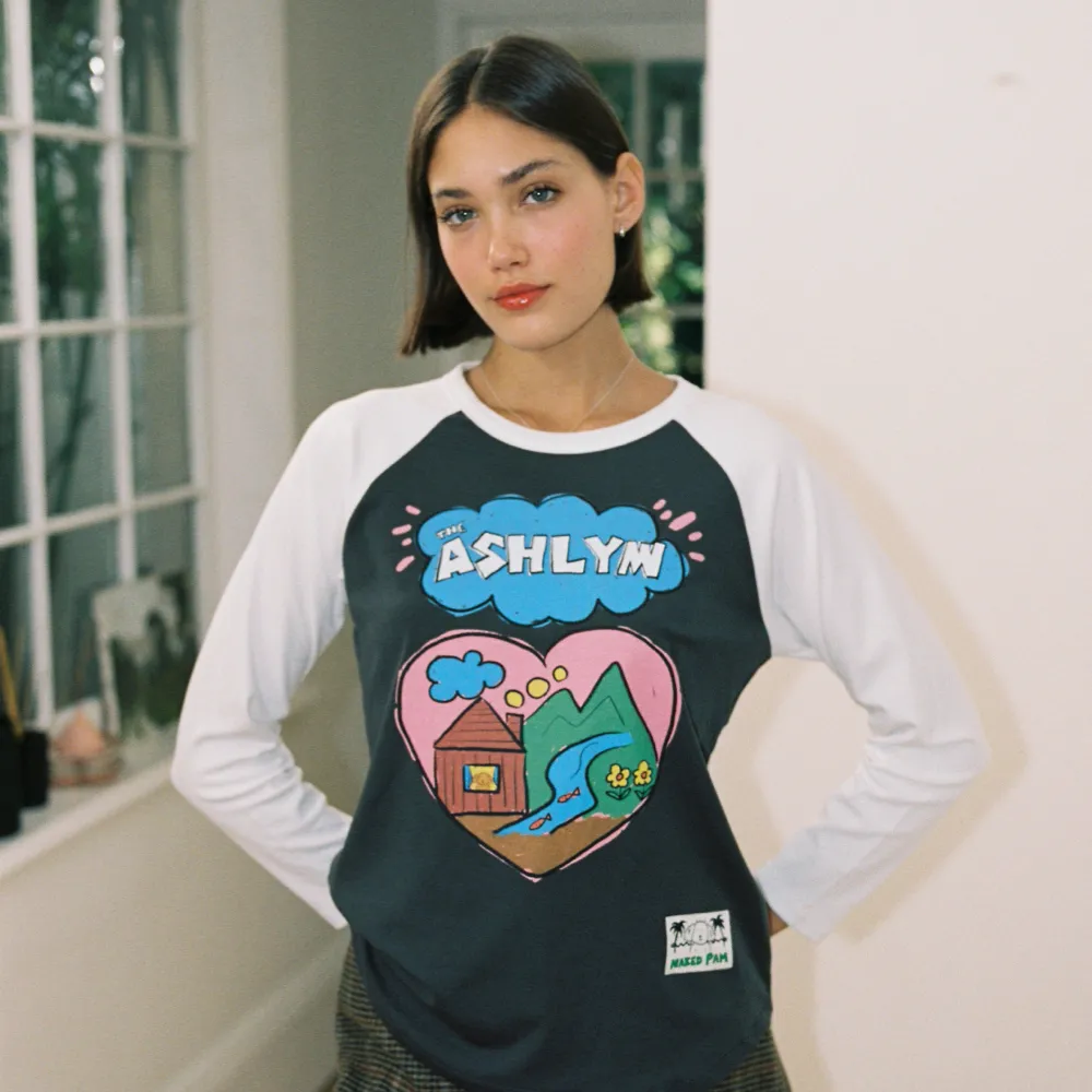 NATURE PAM RAGLAN T SHIRT_CHARCOAL (2 SIZES) - 감도 깊은 취향 셀렉트샵 29CM