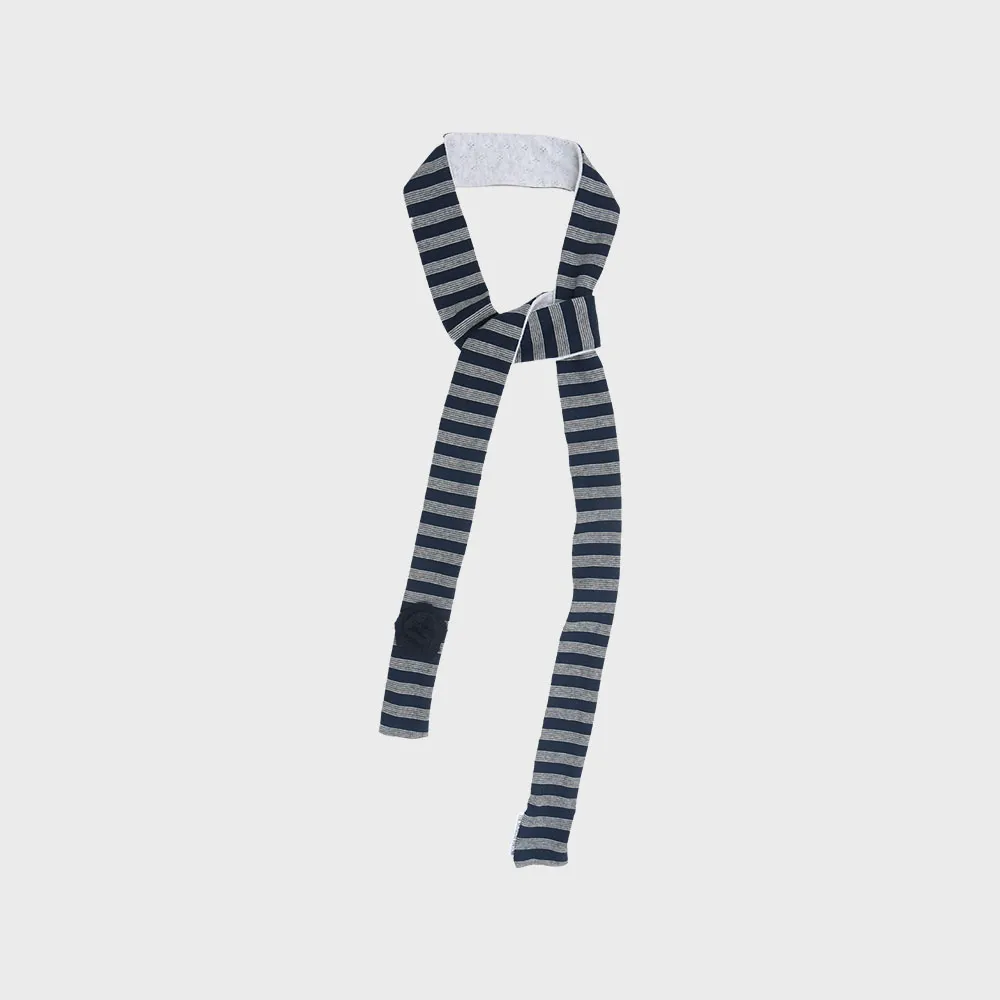 TIE FLOWER MUFFLER (DARK NAVY) - 감도 깊은 취향 셀렉트샵 29CM